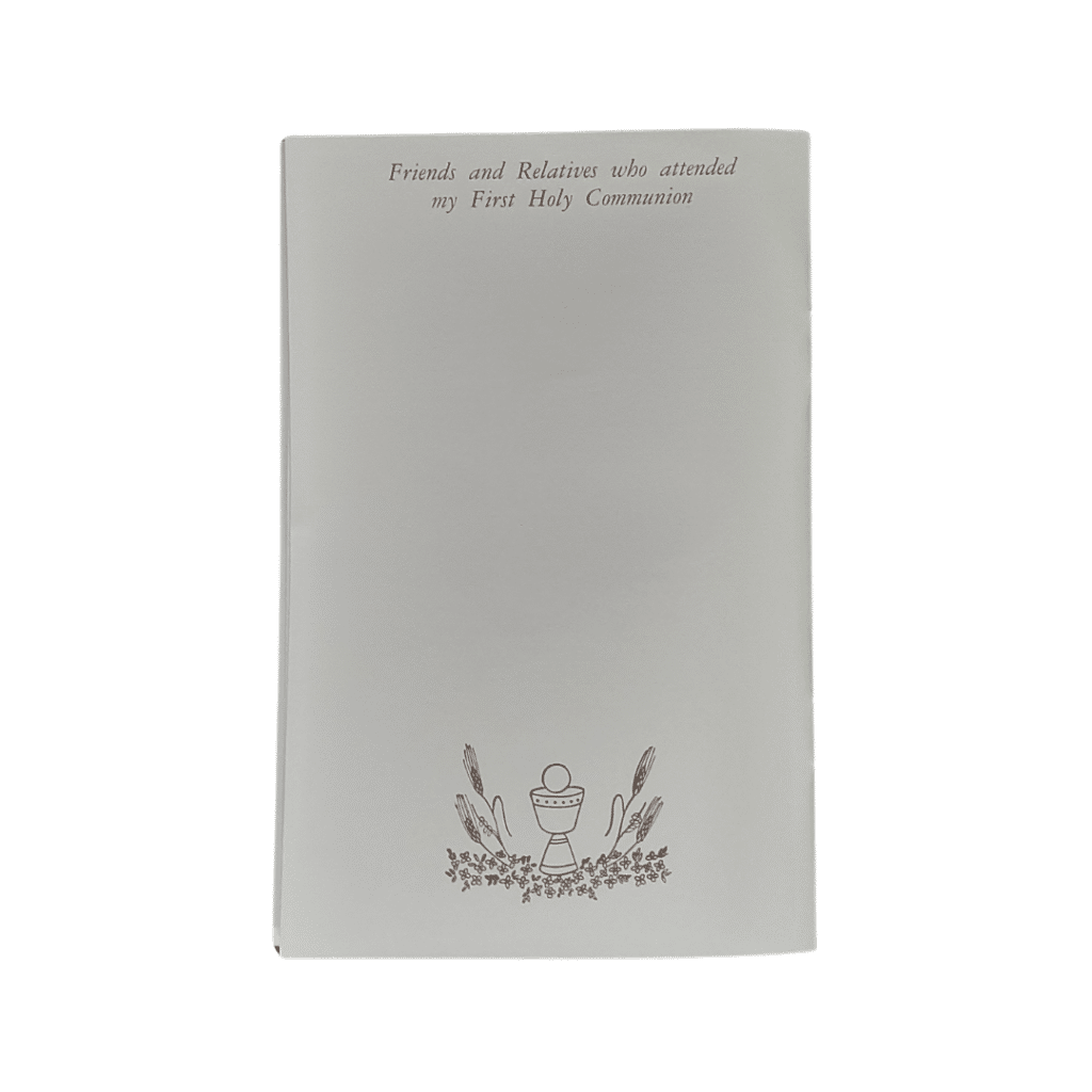 A Remembrance of Your First Holy Communion Booklet for a Girl ...