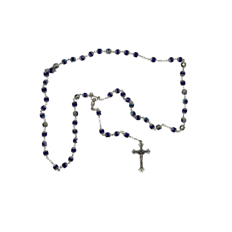 Blue Baptism Rosary » Catholic Devotions