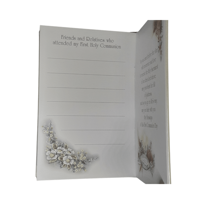 First Holy Communion Remembrance Card » Catholic Devotions
