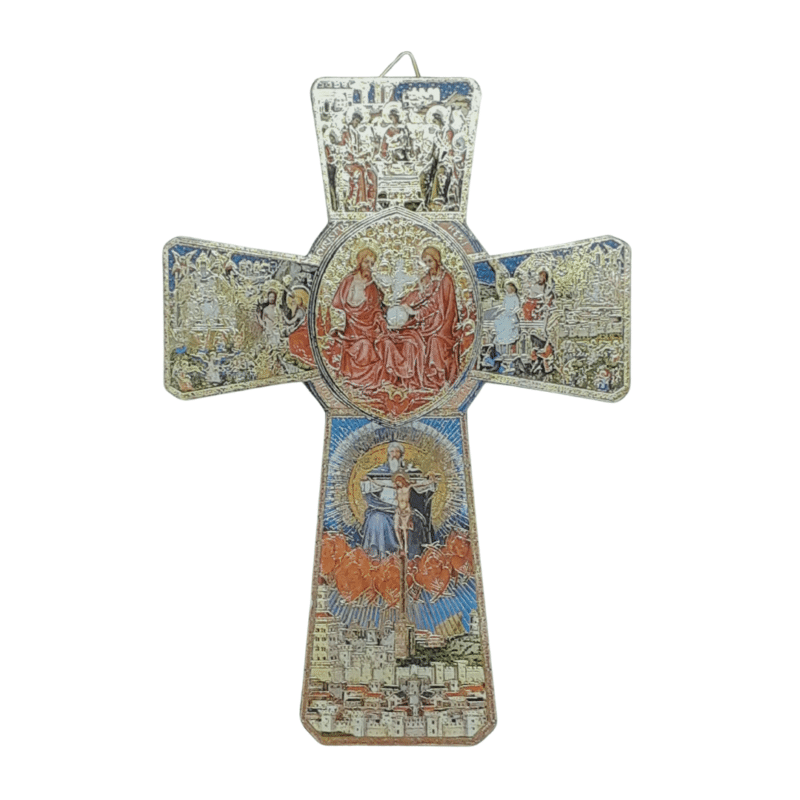 Wooden Holy Trinity Cross » Catholic Devotions