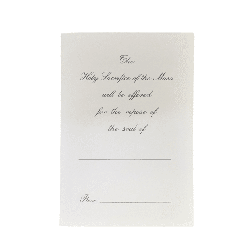 Rest in Peace Mass Card Jesus » Catholic Devotions