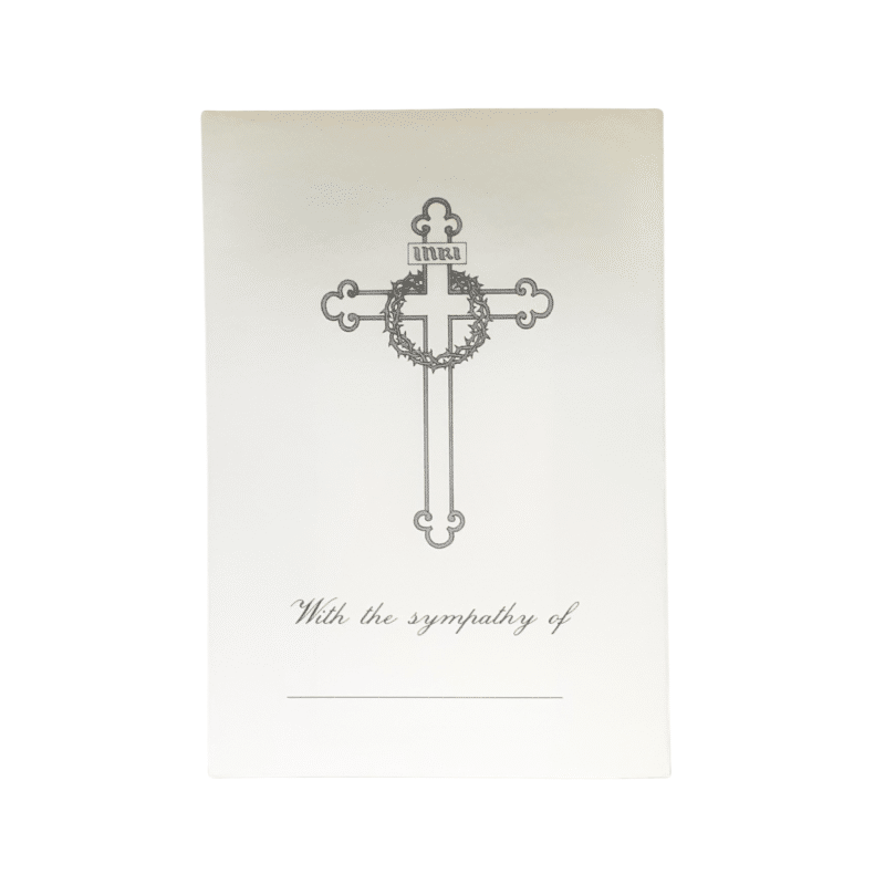 In Loving Memory Mass Card Holy Trinity » Catholic Devotions