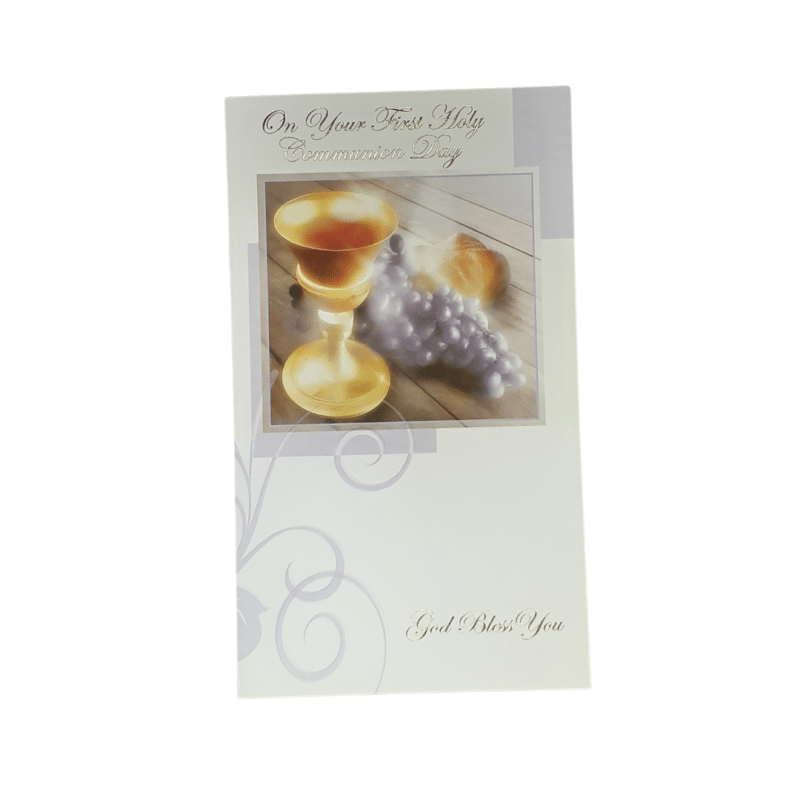 God Bless You First Holy Communion Card » Catholic Devotions