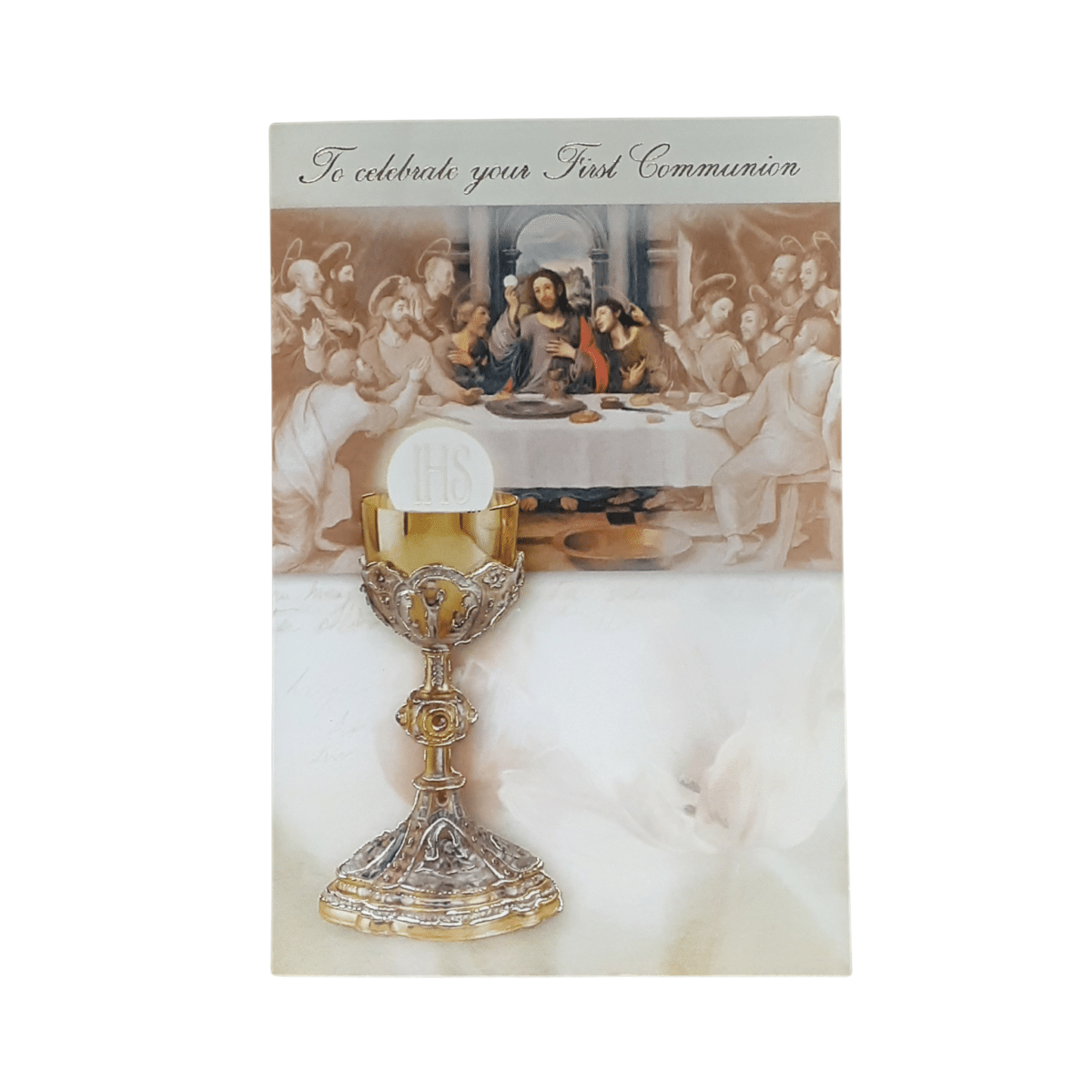 Last Supper First Holy Communion Card » Catholic Devotions